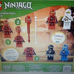 Lego | Other | Lego Ninjago Retractable Pens 3pc Pack Collectabl | Poshmark